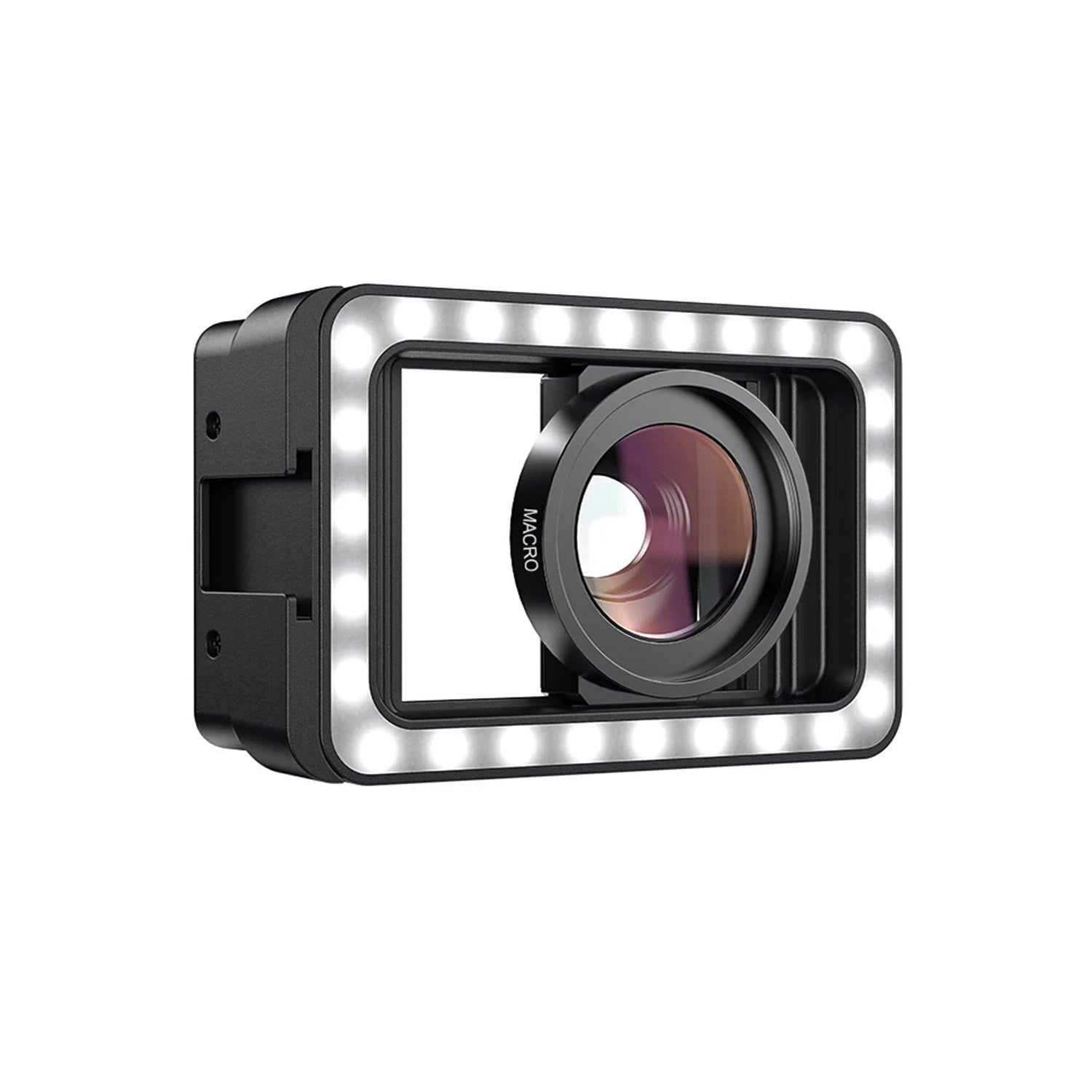 Lentila Macro Telefon, 15X, Lumina Foto LED, Apexel, Clip Universal